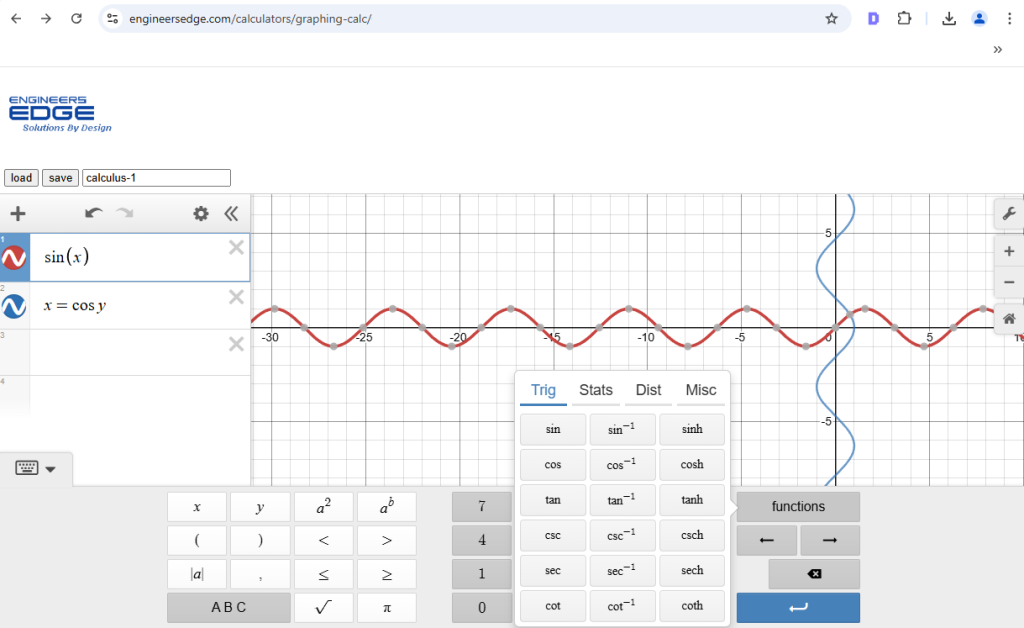 Graphing Calculator Engineers Edge